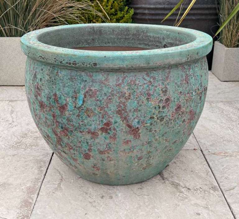 Atlantis Ace Pot Burnt Green | World of Pots