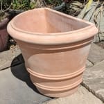 Tuscan Half Pot Plain | World of Pots