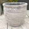 Atlantis Grey White Coin Pot | World of Pots