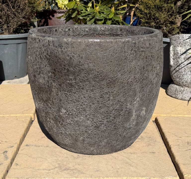 Atlantis Black Giant Egg Pot | World of Pots