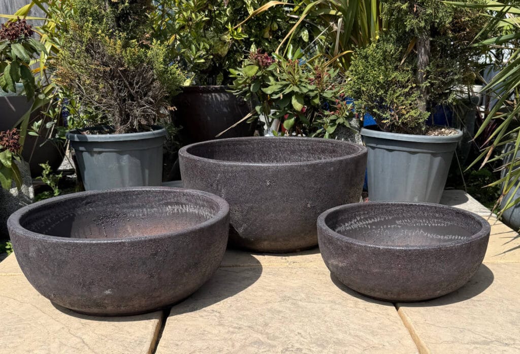 Atlantis Iron Red Low Bowl | World of Pots