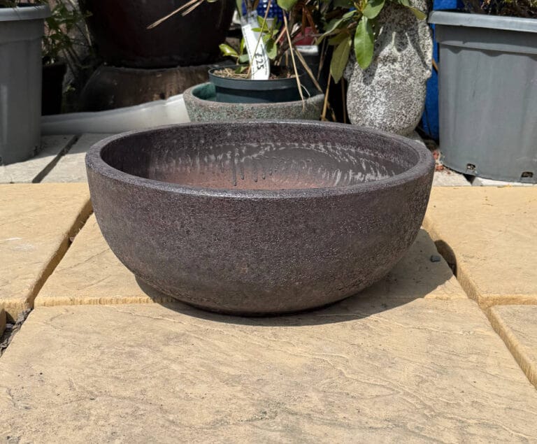 Atlantis Iron Red Low Bowl | World of Pots