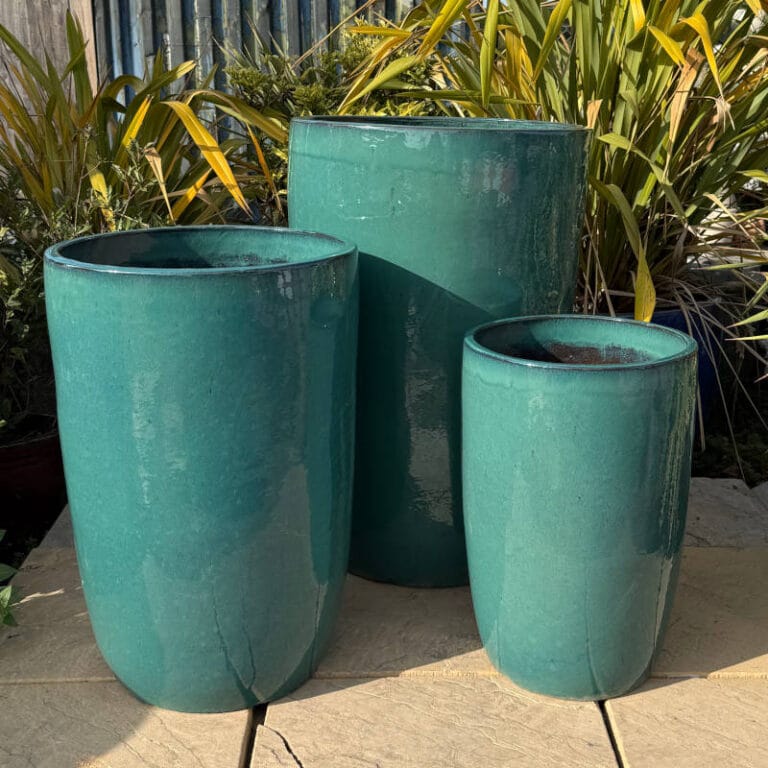 Glazed Green Giant Cylinder | World of Pots